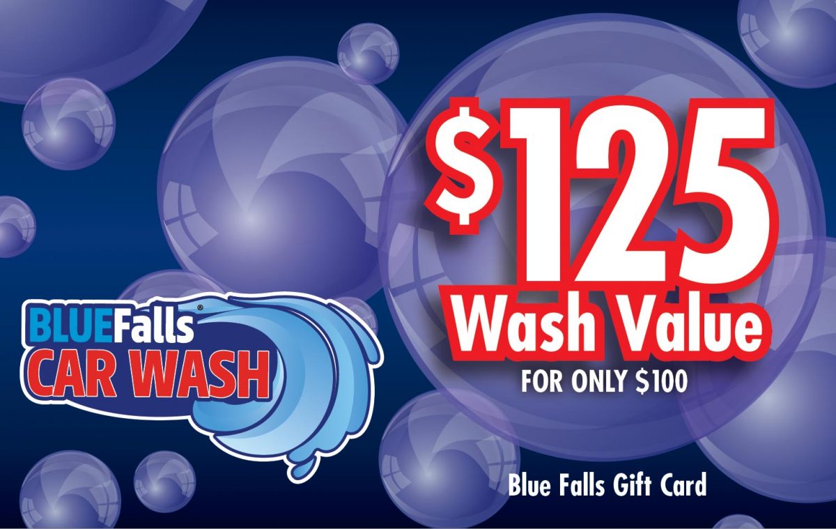 Gift Cards - Blue Falls Car Wash